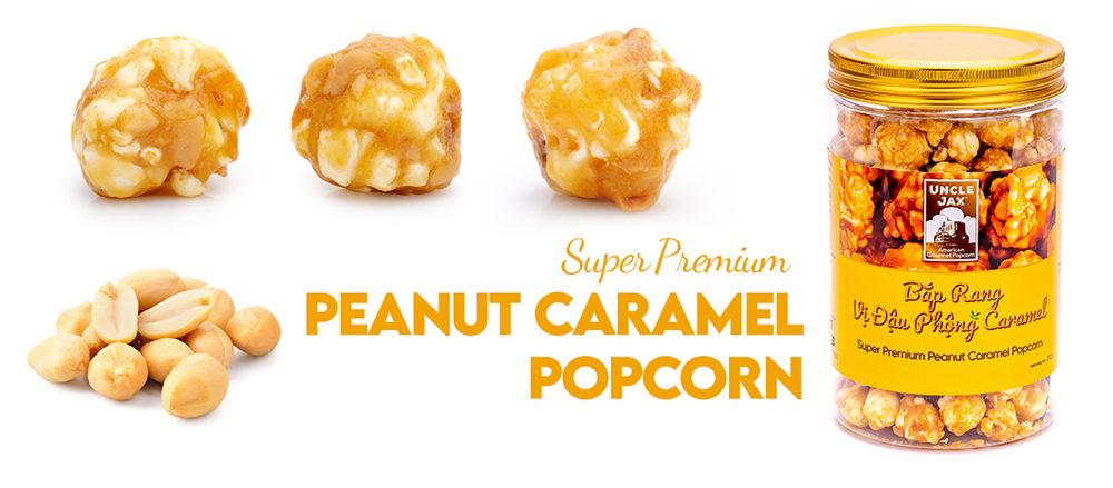 UncleJax. Peanut Caramel Popcorn